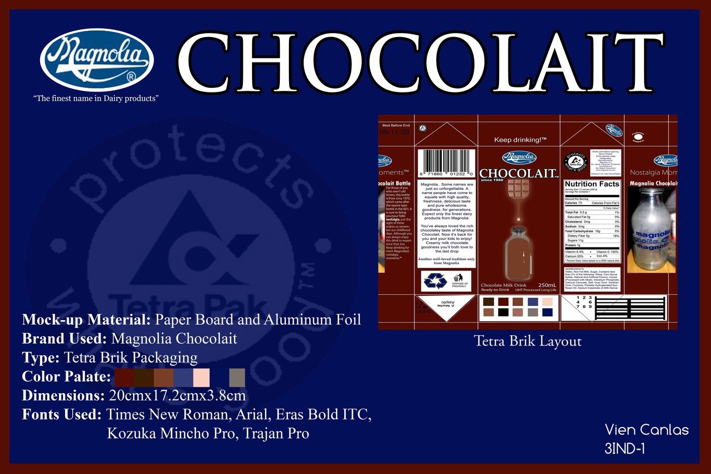 Viscom and Packaging Design by Vien Canlas at Coroflot.com