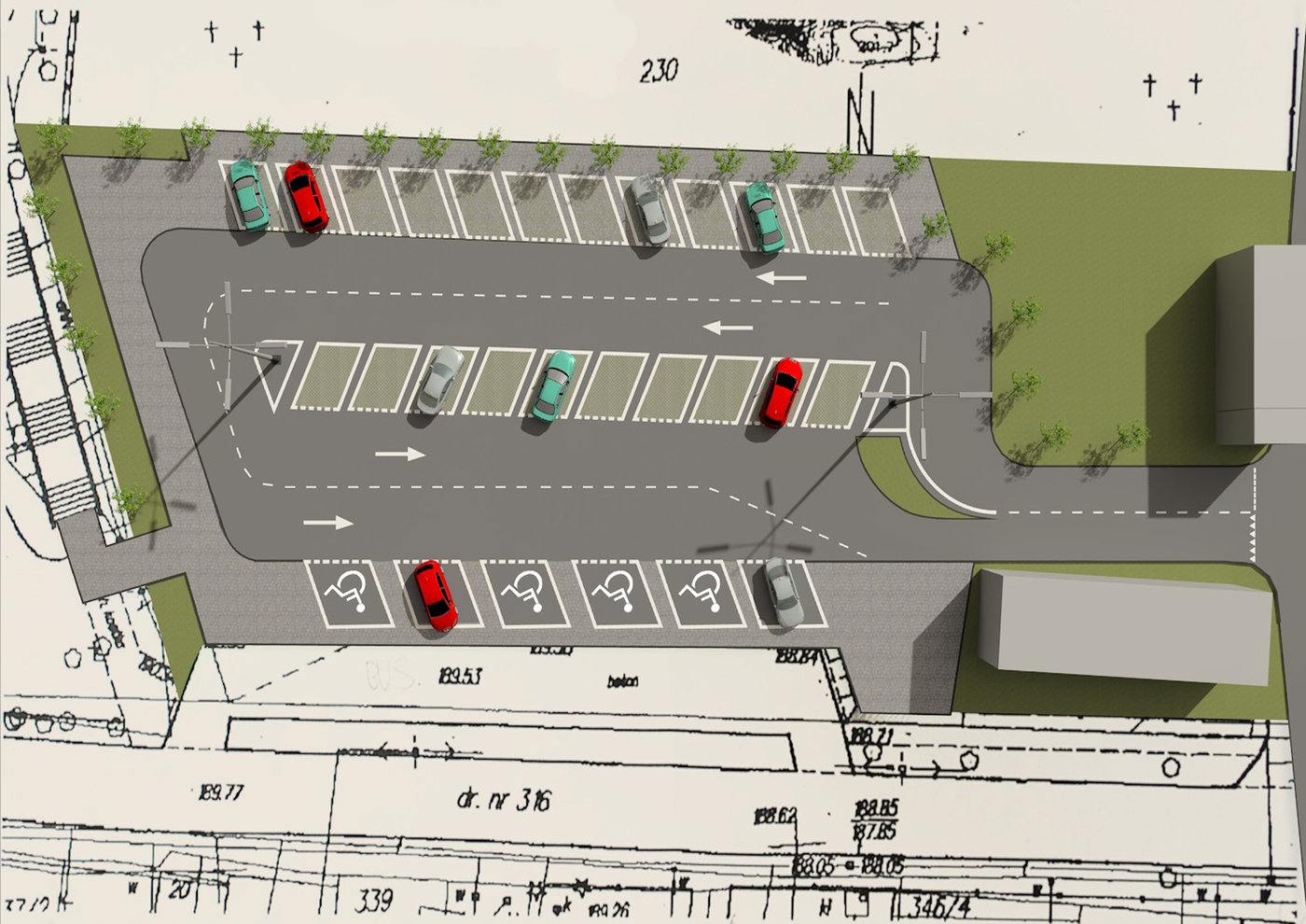 Parking concept by One Oner at Coroflot.com
