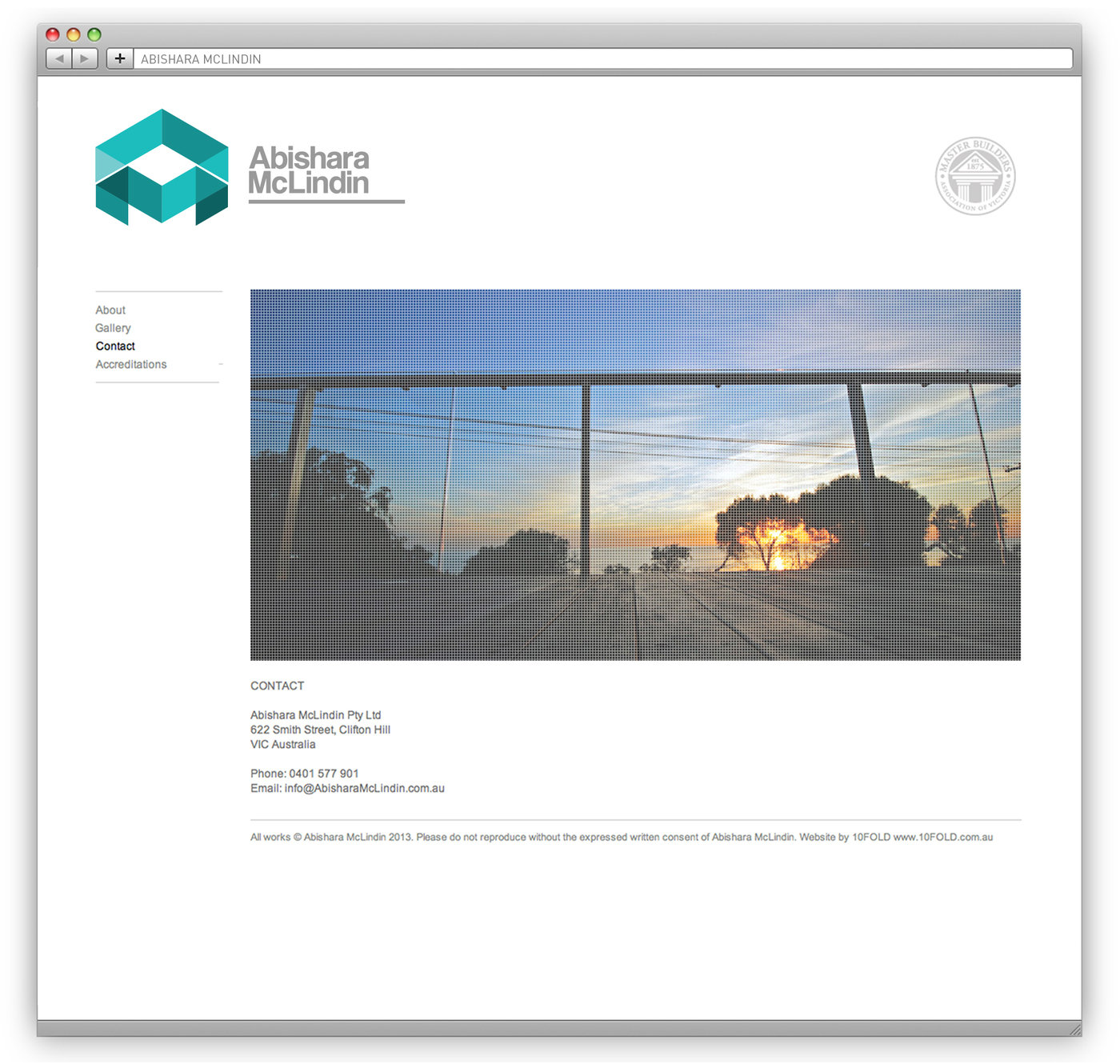 Abishara McLindin Website by 10 FOLD at Coroflot.com