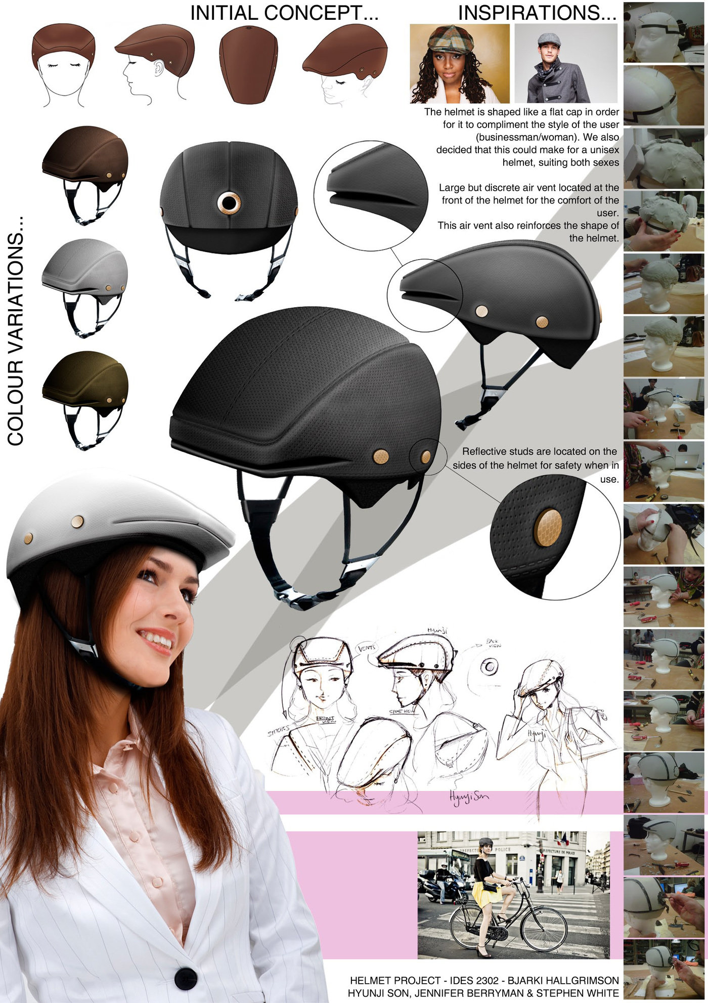 Helmet project by Jennifer Berryman at Coroflot.com