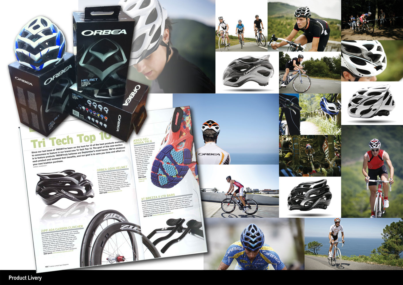An upload by Michael Jackett on Coroflot: to the project Orbea ODIN helmet