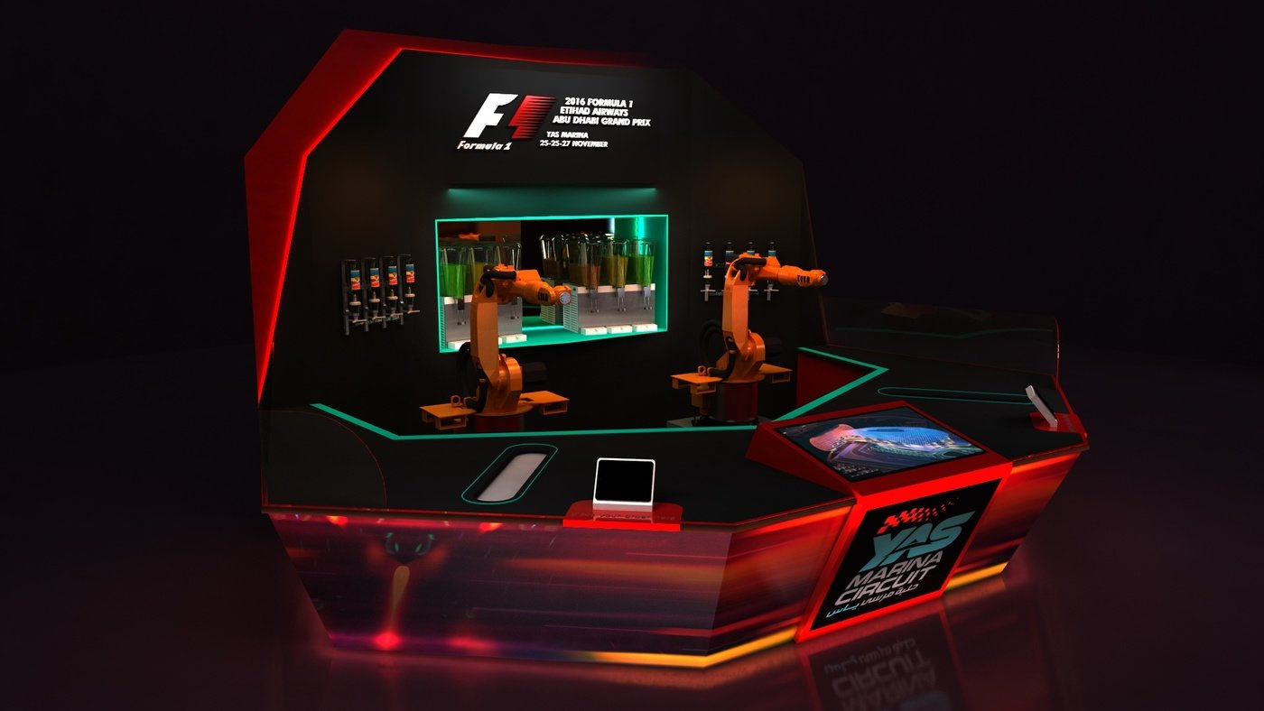 Formula 1 Robot Bar by Kevin D'souza at Coroflot.com