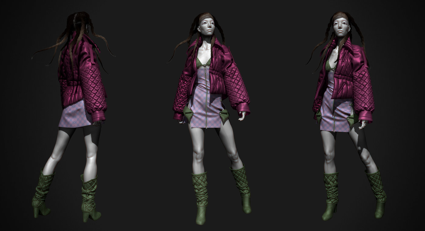 Creation of braids hair with Ornatrix, 3ds max and Zbrush by Darya ...