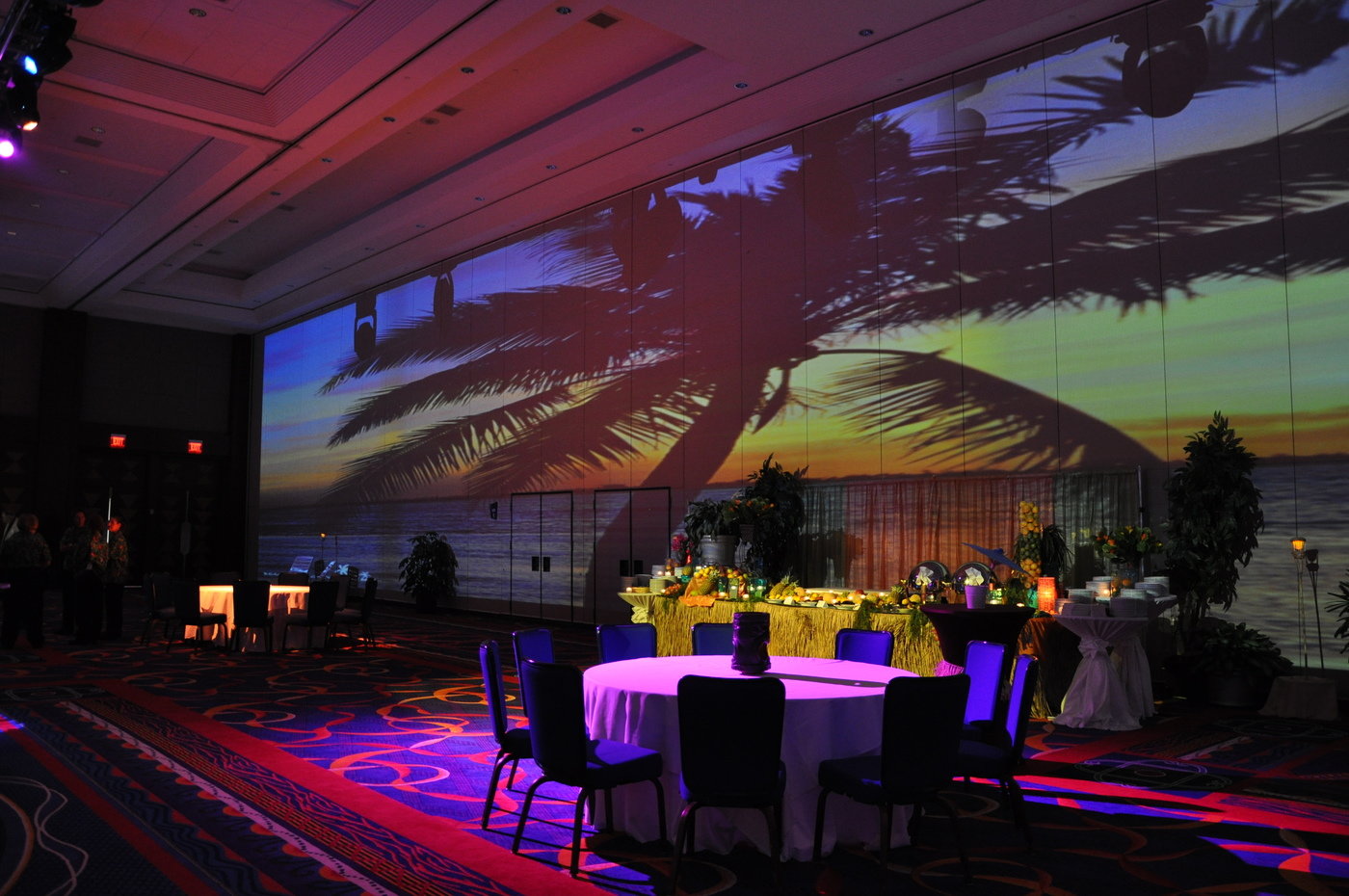 Island Themed Event Decor and Projection by Jessica Charest at Coroflot.com