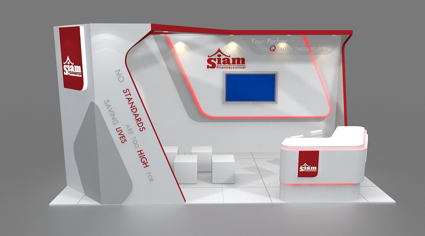 booth 3x6 by Arnon Wiriyavaranon at Coroflot.com