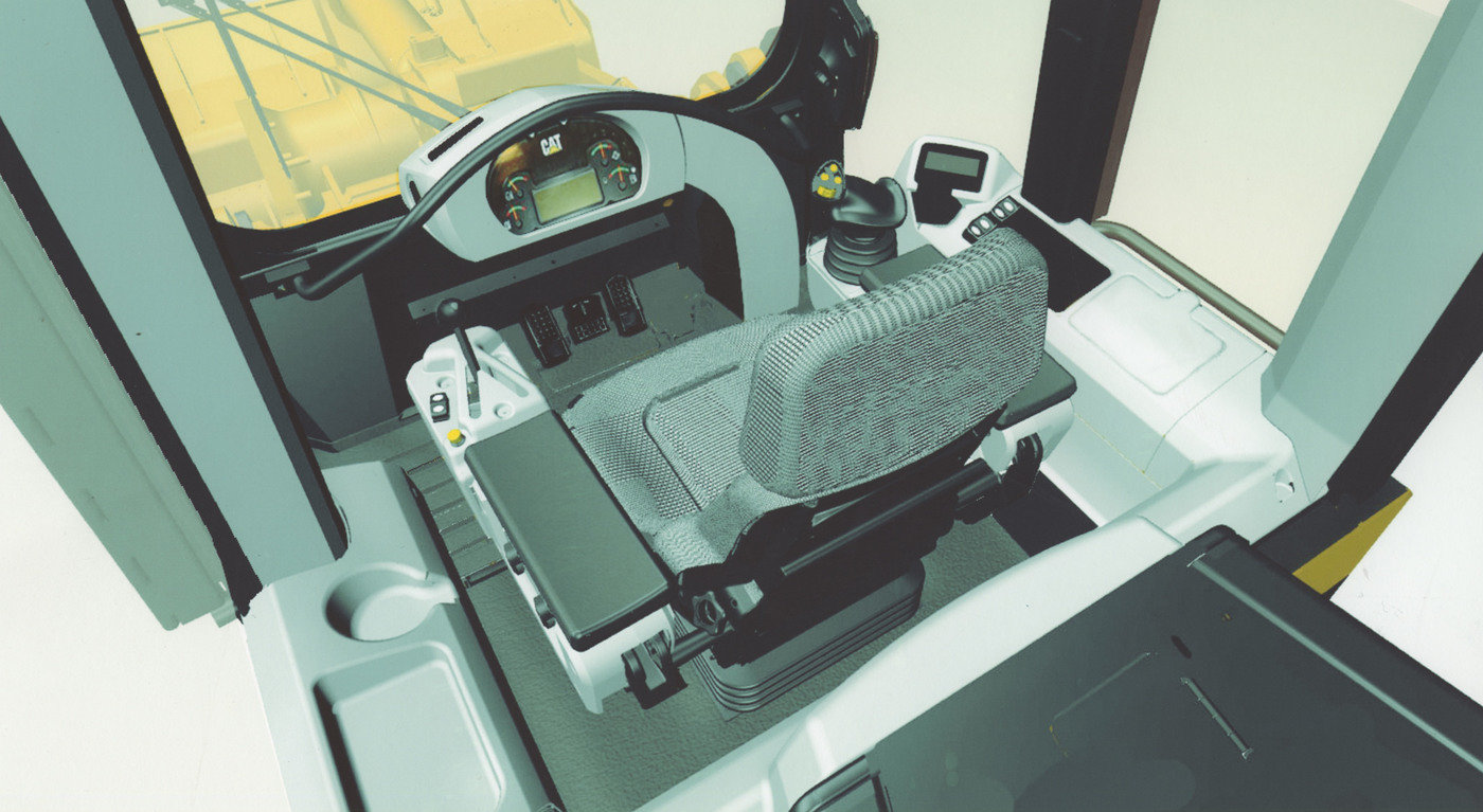 Caterpillar production work by Rob Anderson at Coroflot.com