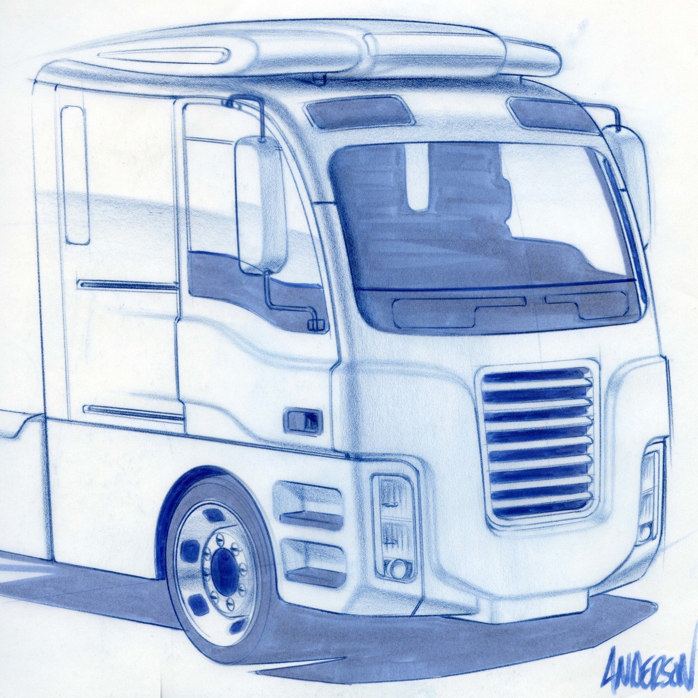 Euro Truck Cab over Engine by Rob Anderson at Coroflot.com