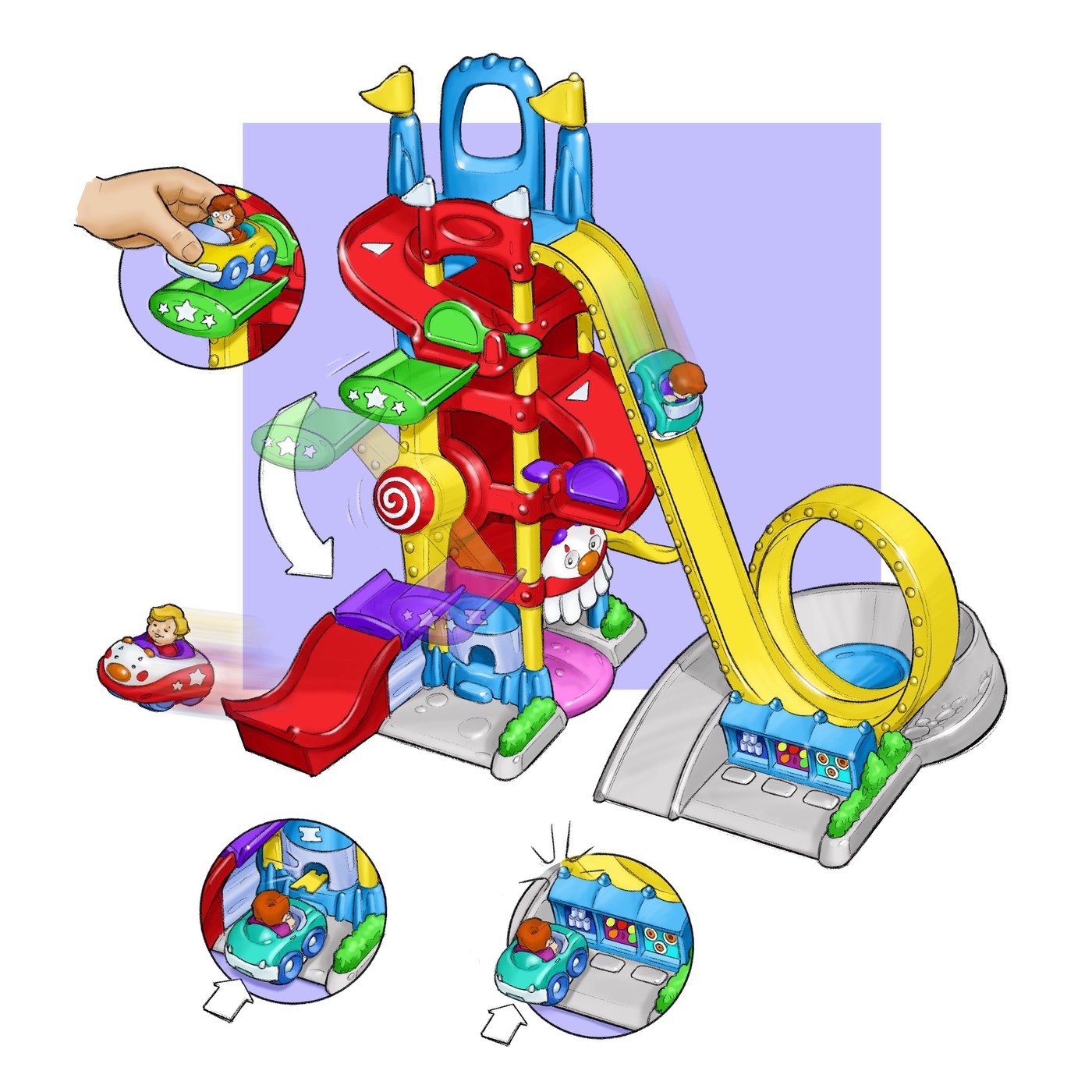 Fisher-Price Wheelies line by Edison Girard at Coroflot.com