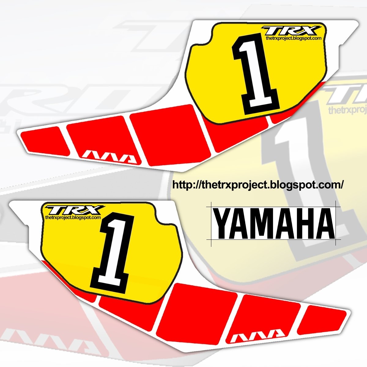 TRX 850 proposed paint schemes. by Marcos Armero at Coroflot.com