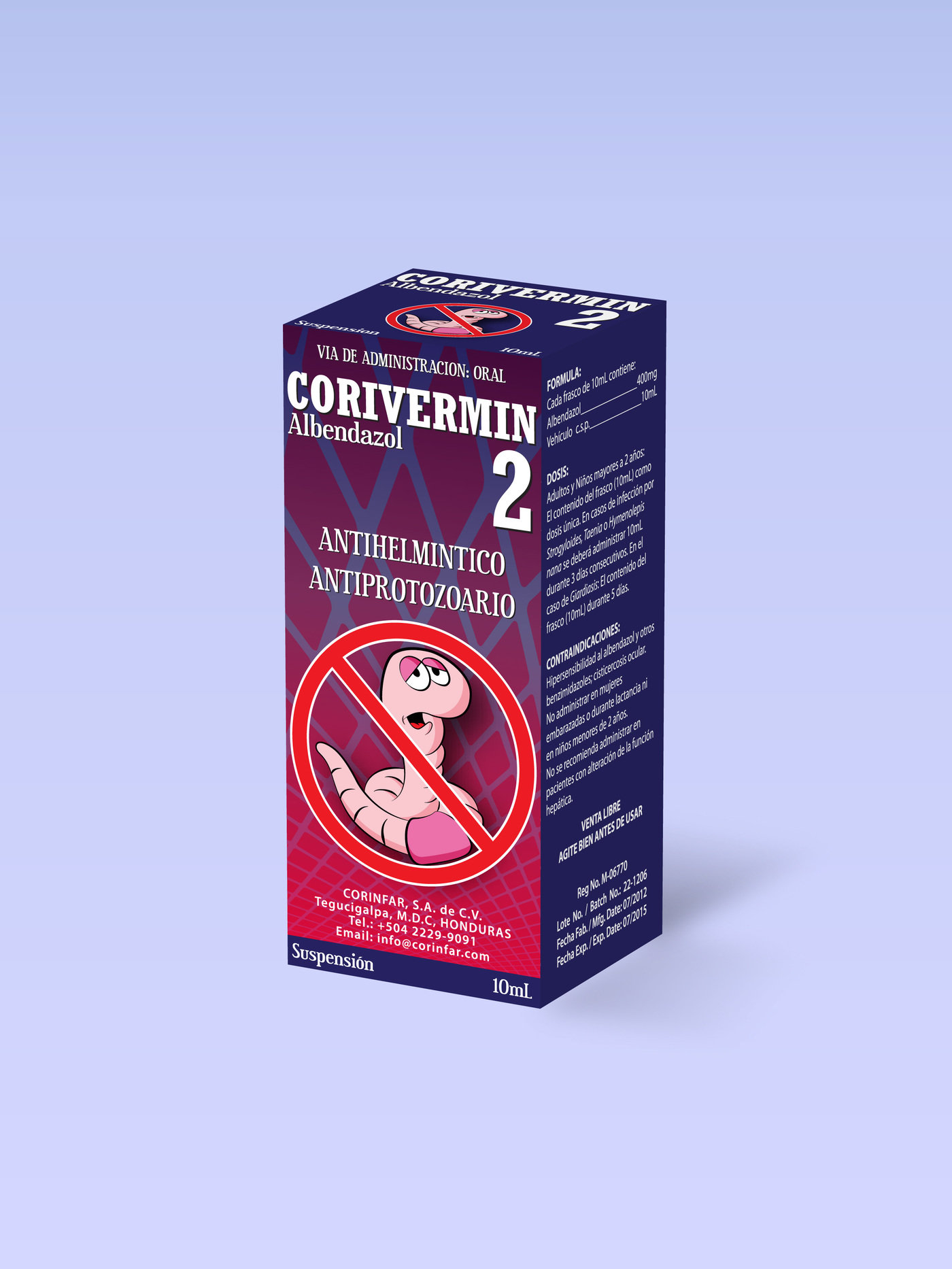 Corinfar - Packaging Design by Aarón Mejía at Coroflot.com