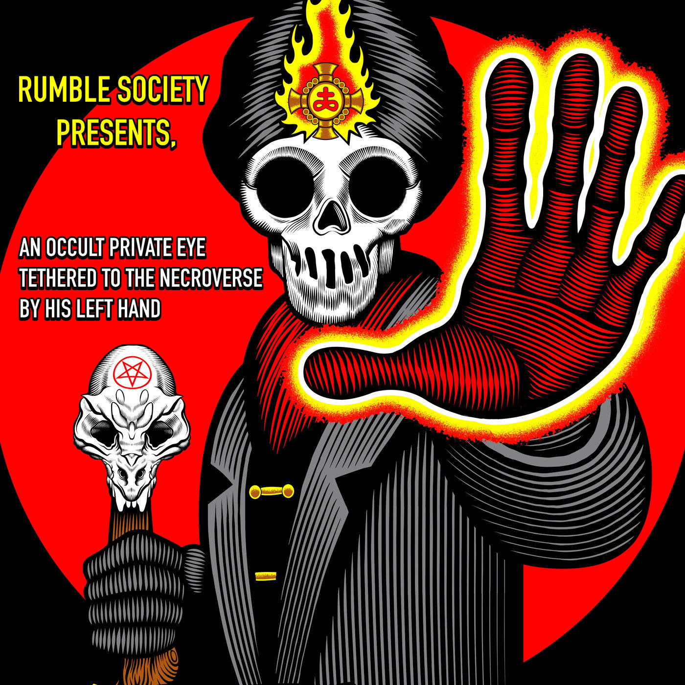 Atticus Doom illustration for Mezco Toyz by Matt Curtis at Coroflot.com