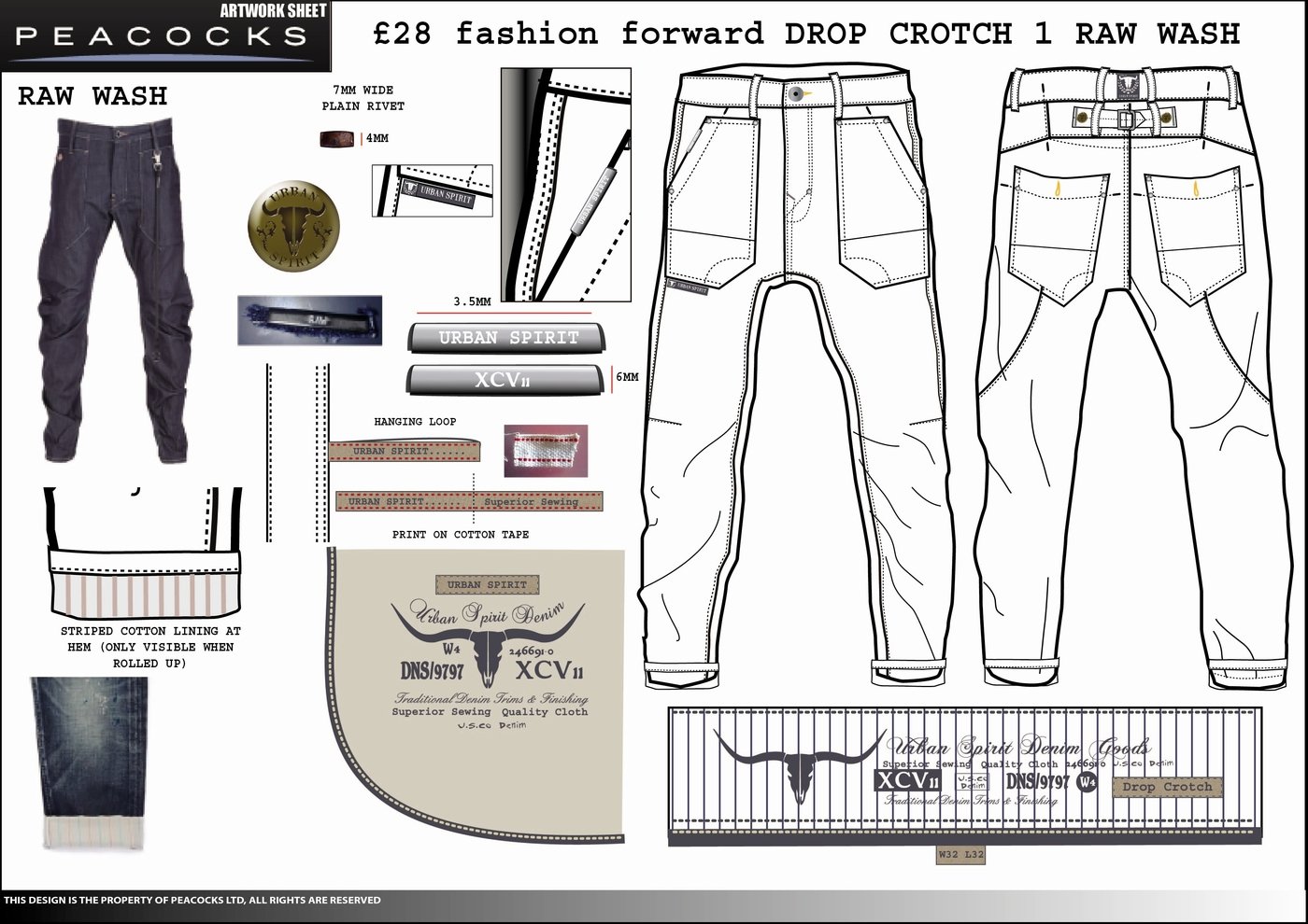 MENS DENIM CADS by Gayle Sandiford at Coroflot.com