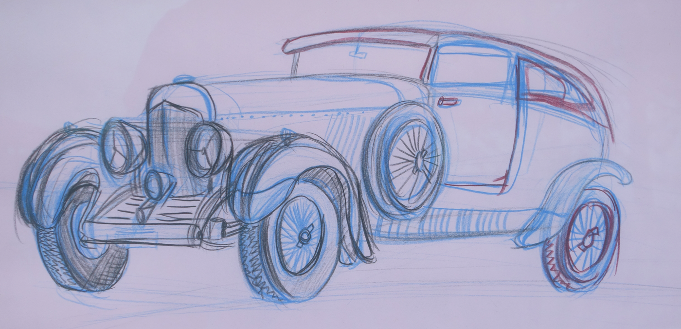 Car Drawings by Tom Tice at Coroflot.com