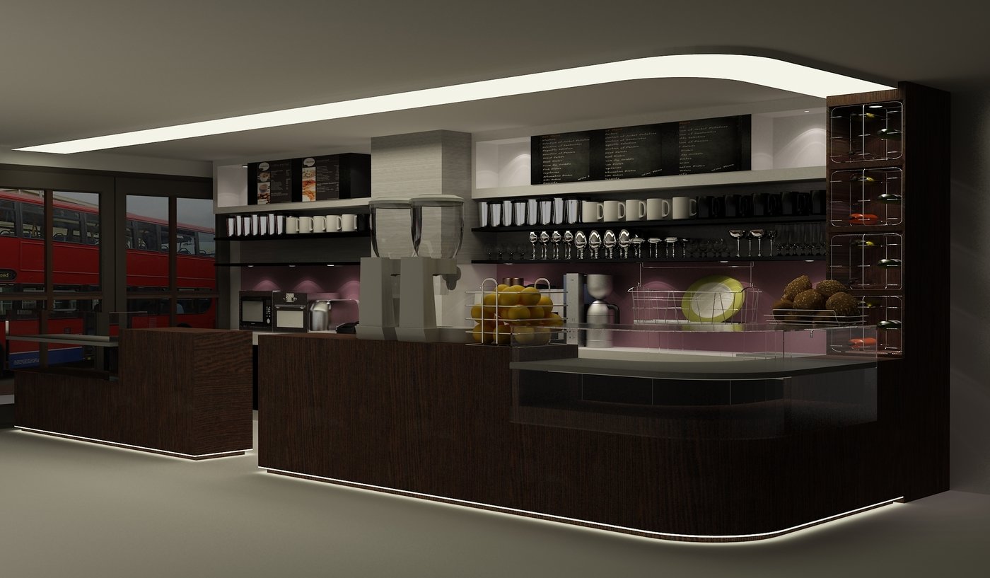 cafe-3d max by LEYLA MALCOK at Coroflot.com