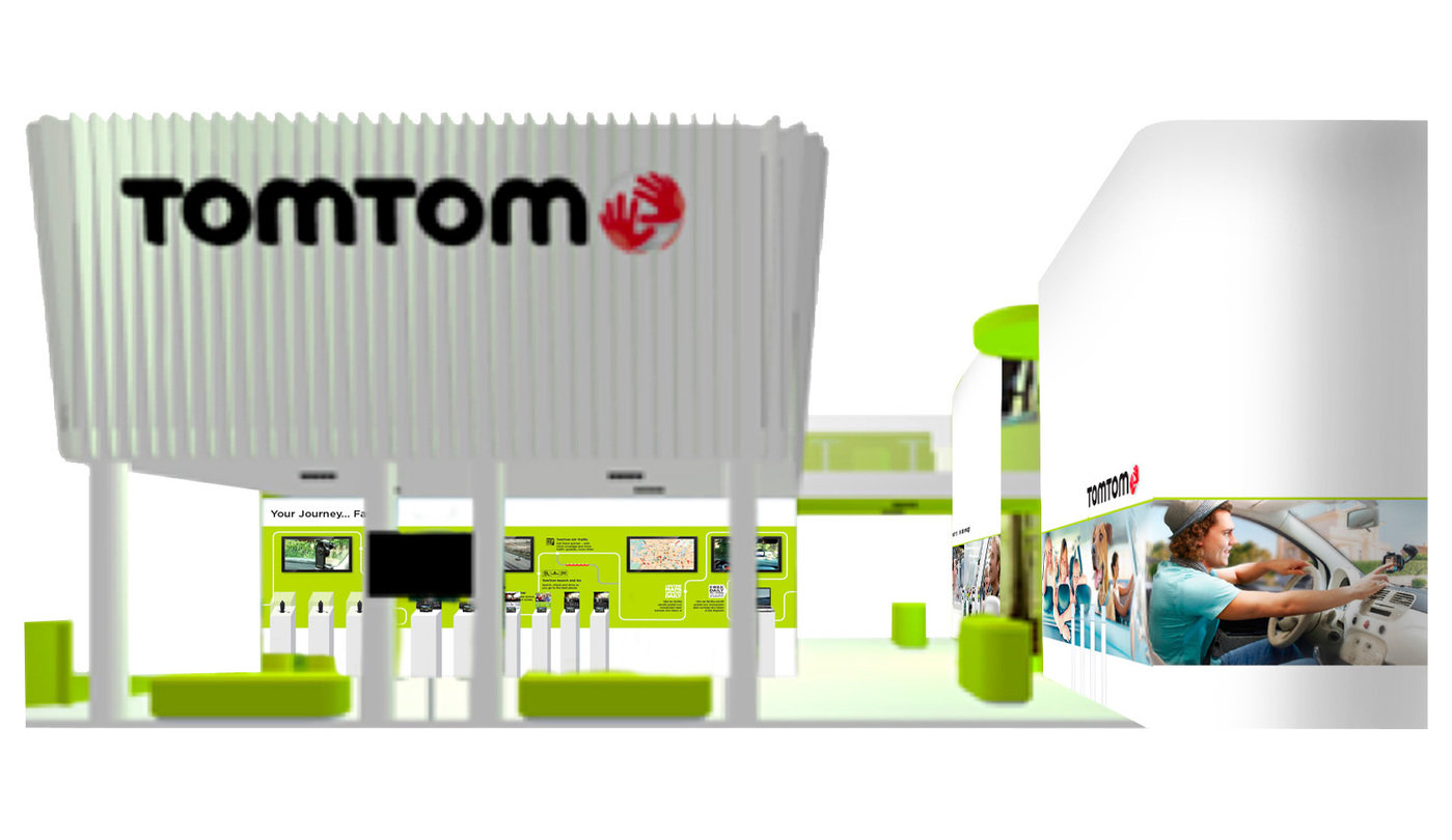 TomTom booth walls design for IFA - Consumer Electronics Fair, Berlin ...