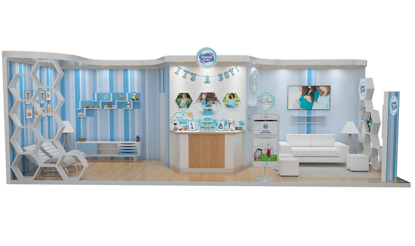 Frisian Flag Booth on Rakernas & PIT IBI by Hendra Susanto at Coroflot.com