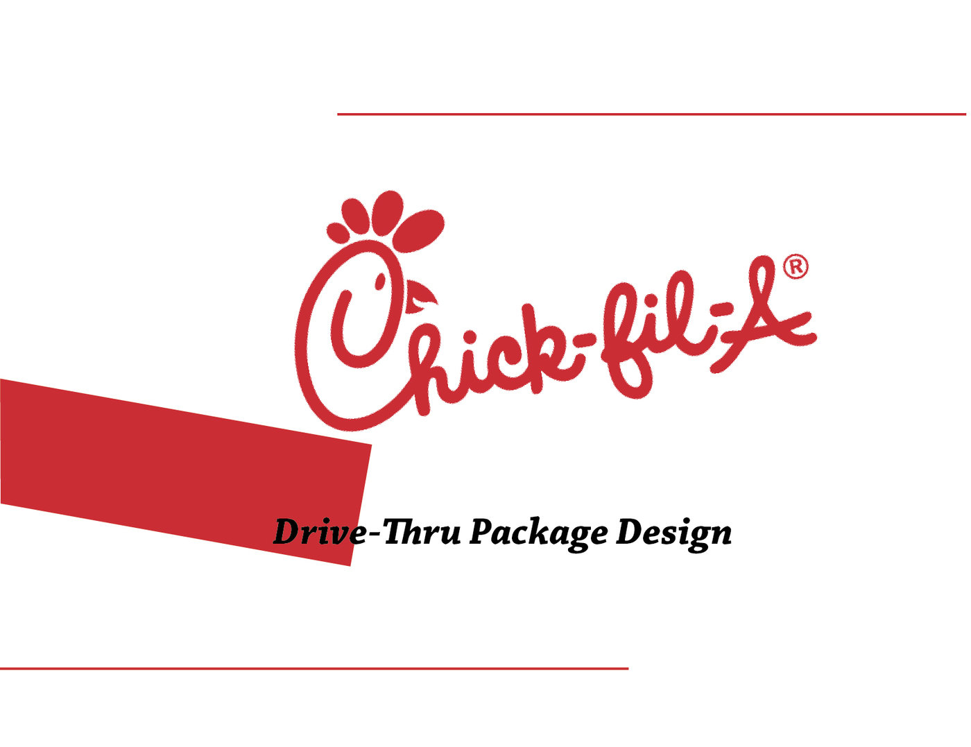 Chick-Fil-A Package Design by YuanTe (Danny) Yang at Coroflot.com