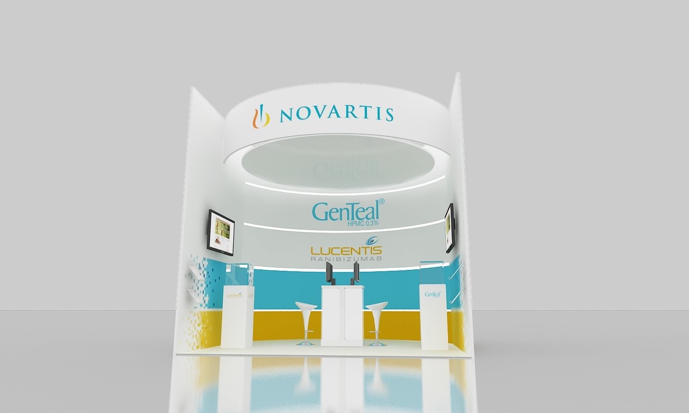 Novartis stand by Jorge Cortés at Coroflot.com