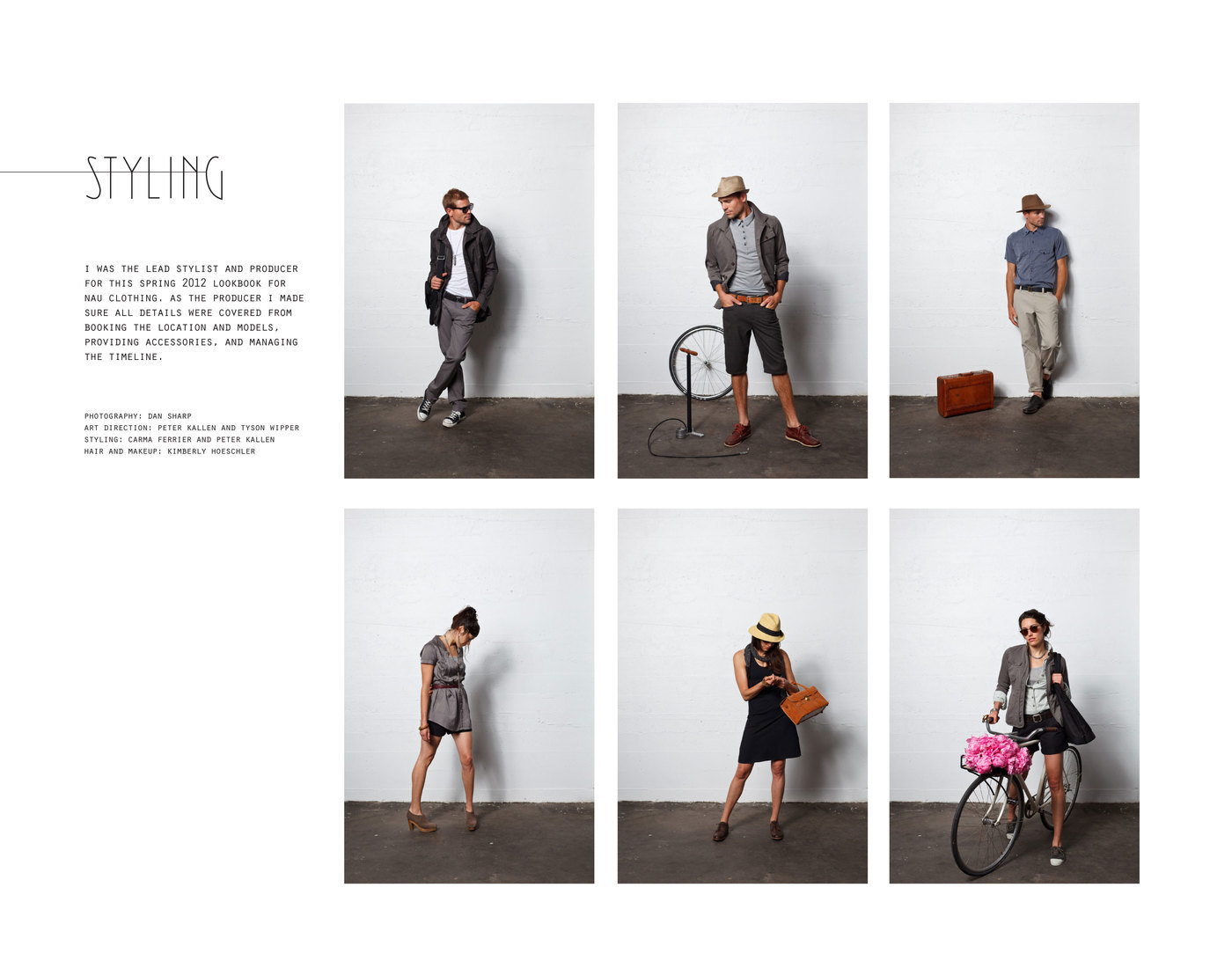 Styling by Carma Ferrier at Coroflot.com