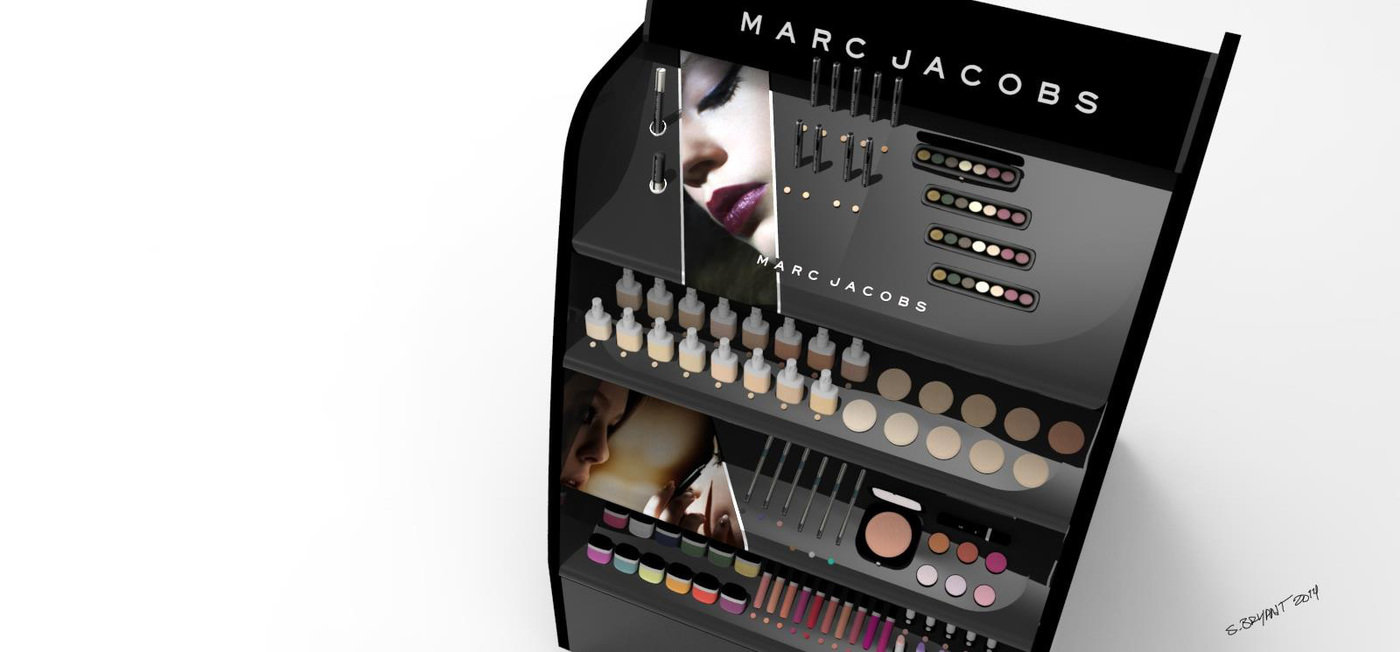 Mark Jacobs Makeup Display by Shawn Bryant at Coroflot.com