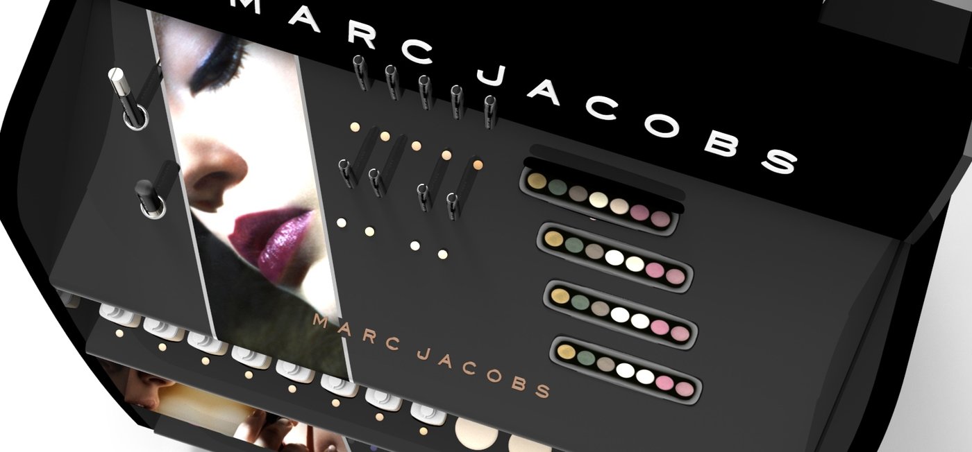 Mark Jacobs Makeup Display by Shawn Bryant at Coroflot.com