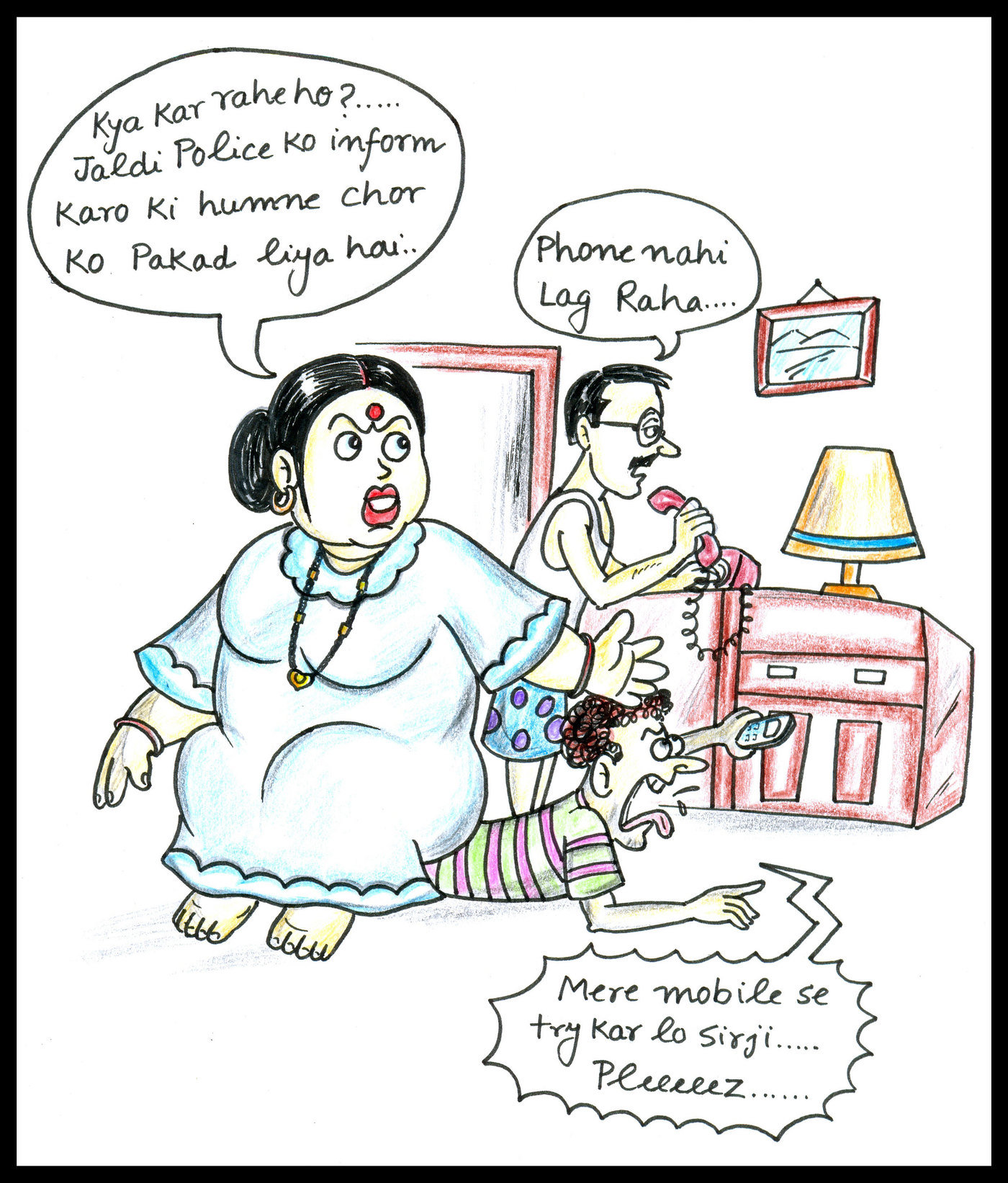 Daily life cartoons by praveen pal at Coroflot.com
