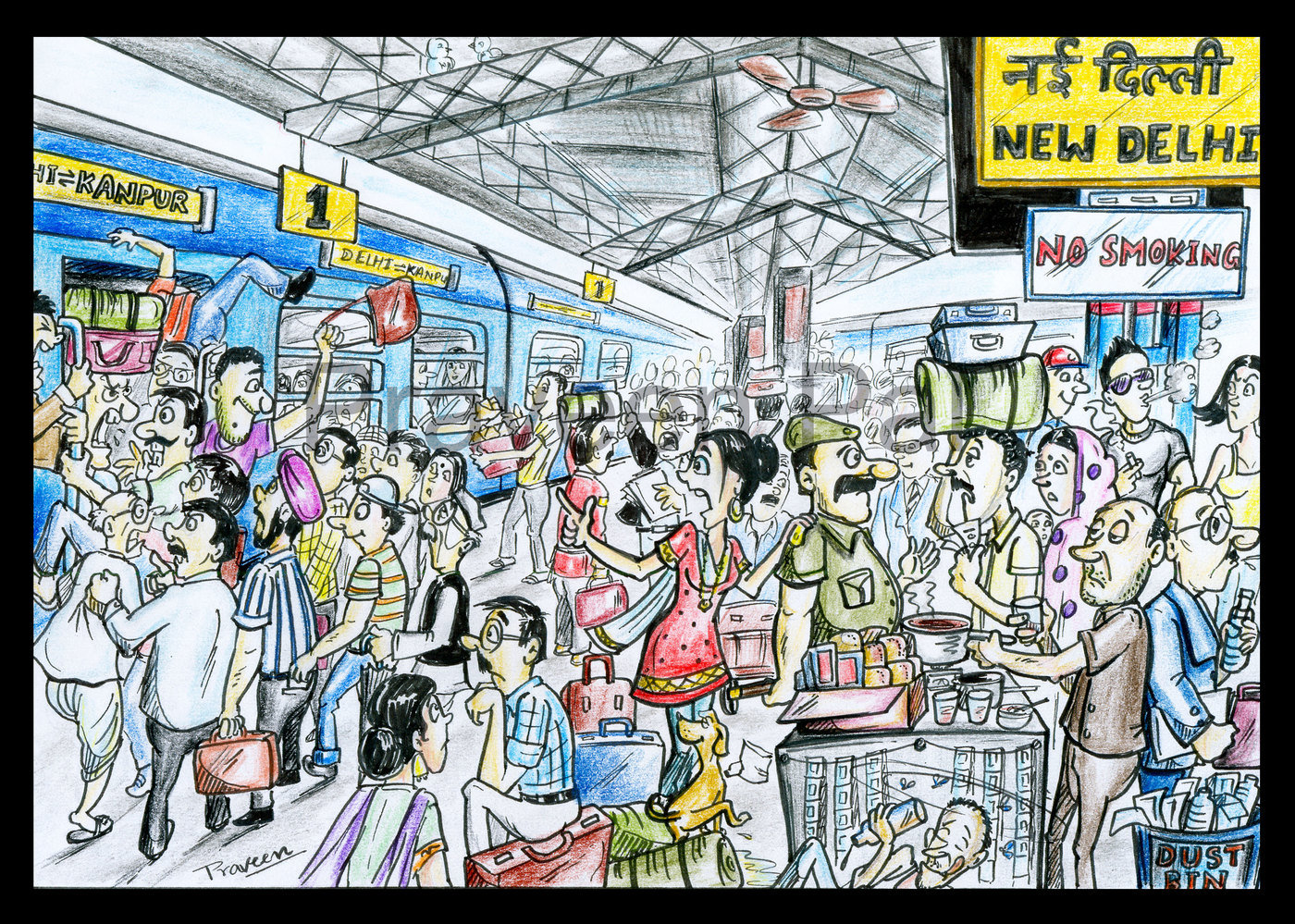Daily life cartoons by praveen pal at Coroflot.com