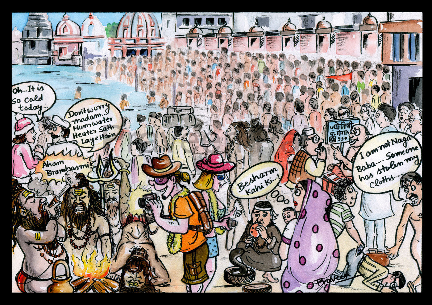 Daily life cartoons by praveen pal at Coroflot.com