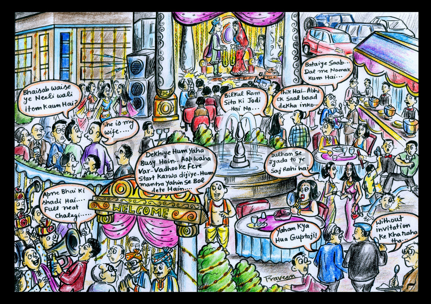 Daily life cartoons by praveen pal at Coroflot.com