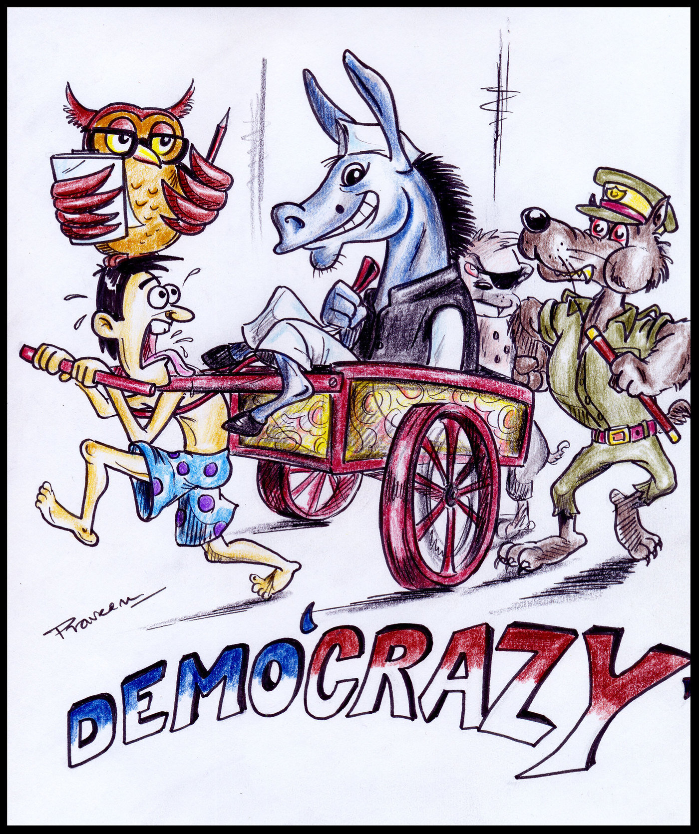 Daily life cartoons by praveen pal at Coroflot.com