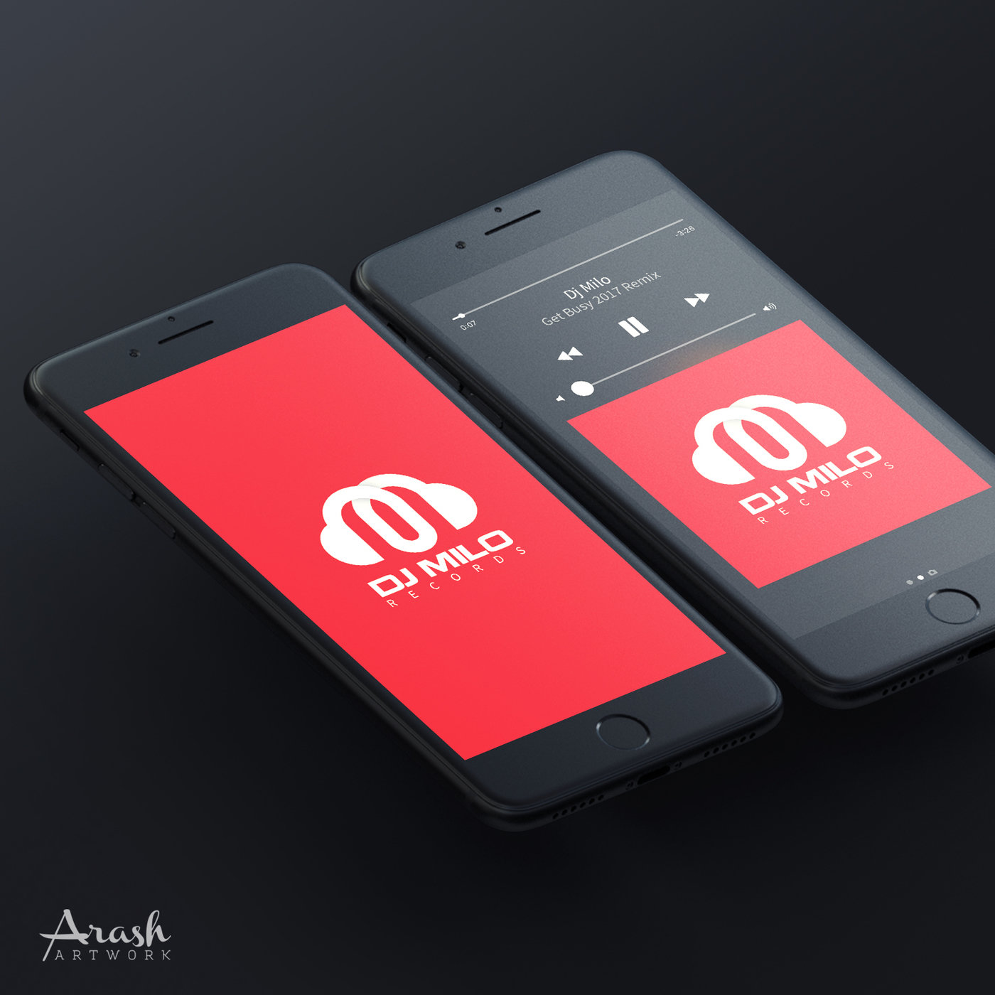 Dj Milo Logo design by Arash Artwork at Coroflot.com