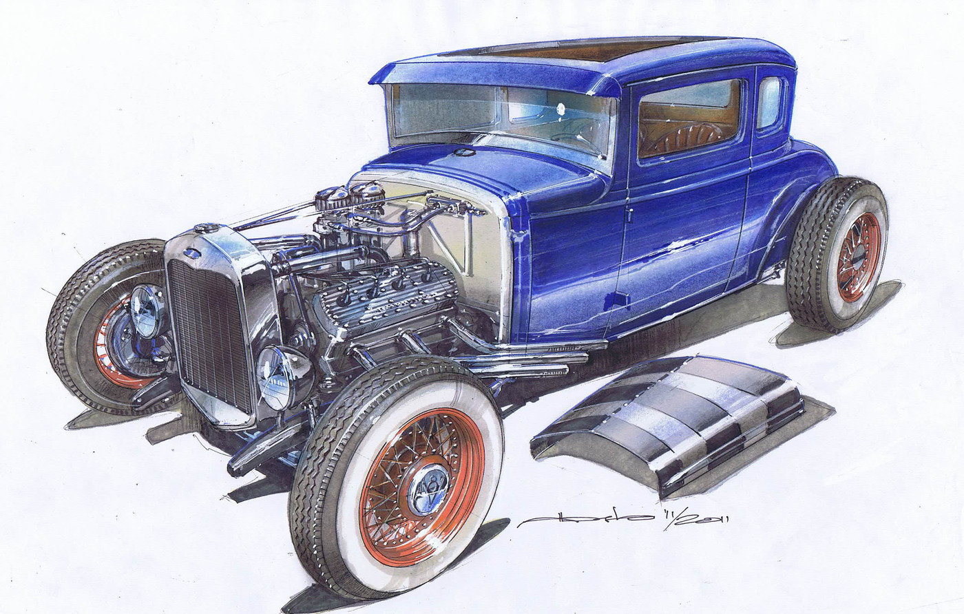 Illustration Examples by Alberto Hernandez Mendoza at Coroflot.com