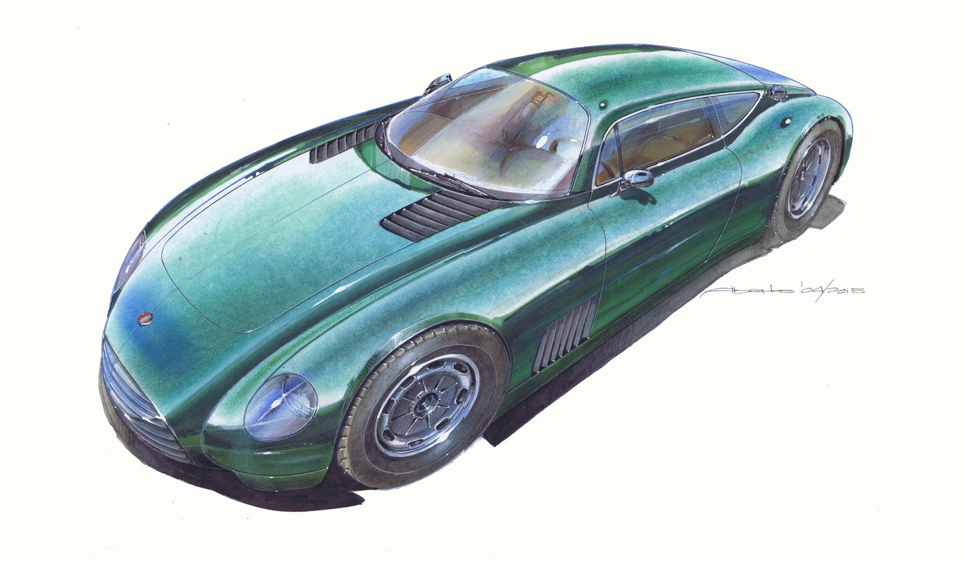 2016 / 2017 All aluminum body vintage flavor sports car by Alberto ...