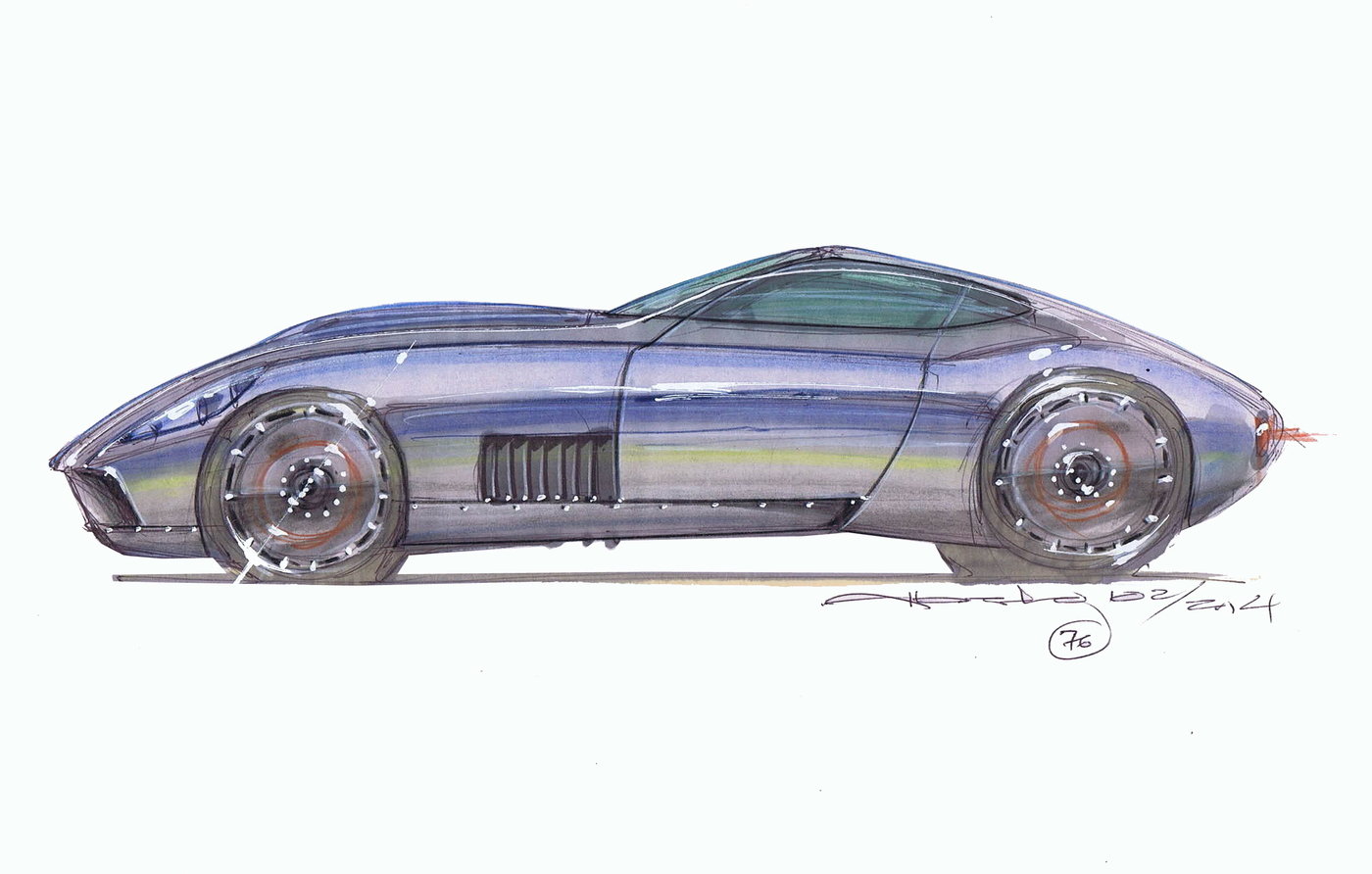 2016 / 2017 All aluminum body vintage flavor sports car by Alberto ...