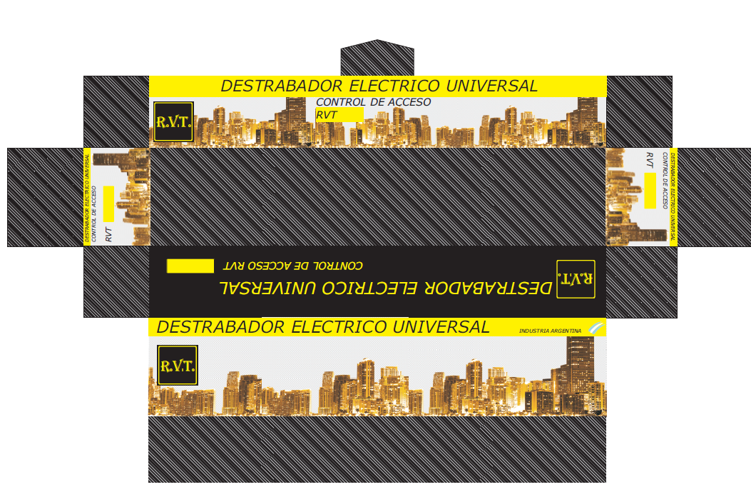 door lock packaging by FLORENCIA MANTARAS at Coroflot.com