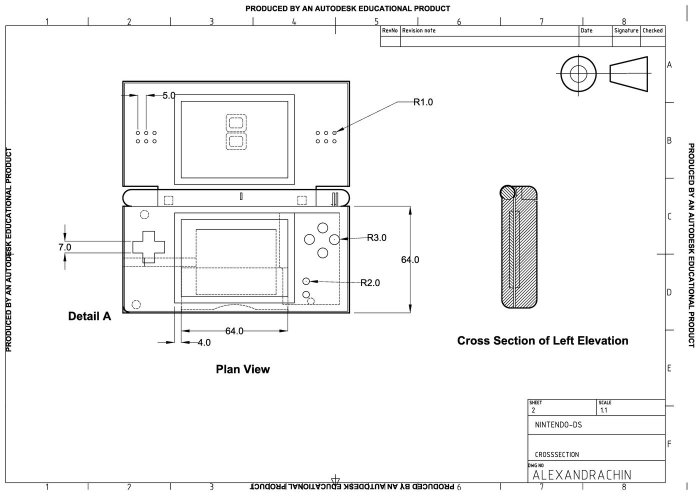 Nintendo DS CAD Work by Alexandra Chin at Coroflot.com