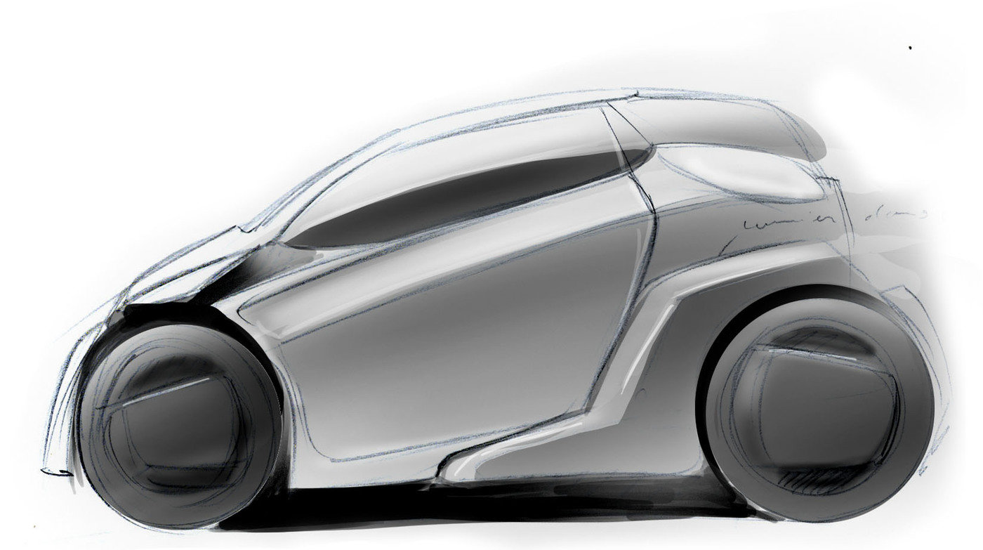 peugeot VLC city electrique car by Fougere stephane at Coroflot.com