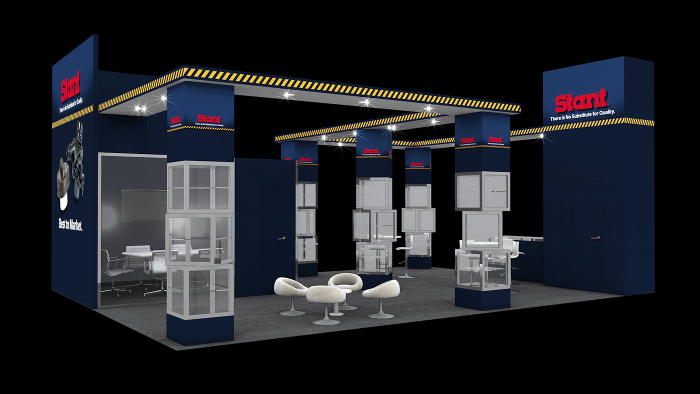 Stant Corporation - 30' 22' Island Exhibit by Jamie Guzik at Coroflot.com