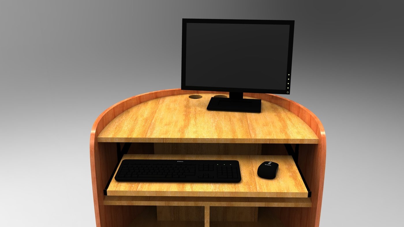 Presentation Podium Technical Drawing Package by Eric Chiang at ...