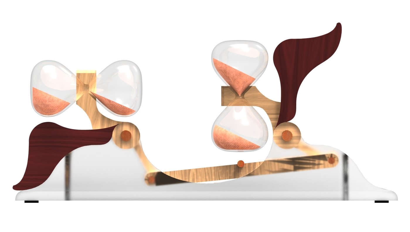 Tempo: Sandglass Chess Timer at IDS West by Eric Chiang at Coroflot.com