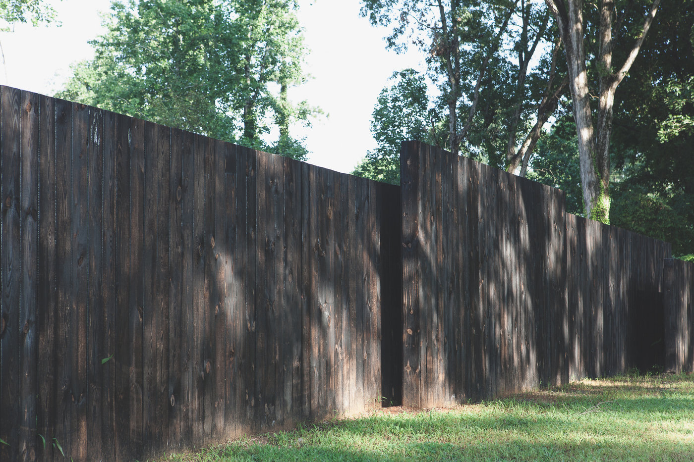 Shou-Sugi-Ban Fence by Andrew Drake at Coroflot.com