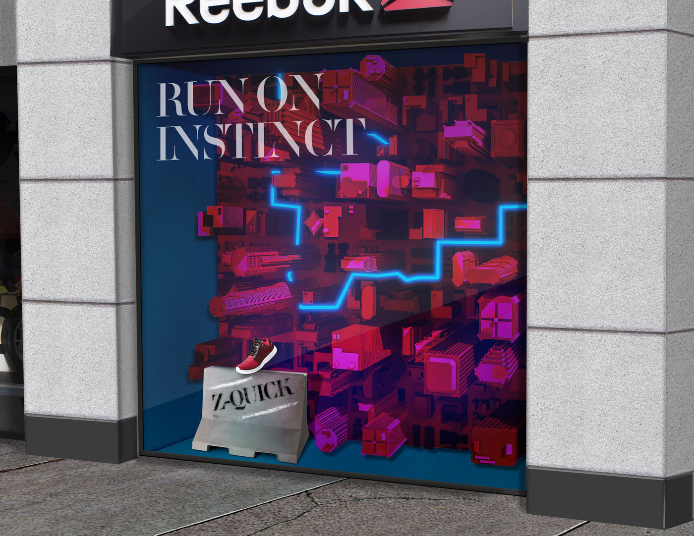 Reebok Windows by Joanna Pietrylowski at Coroflot.com