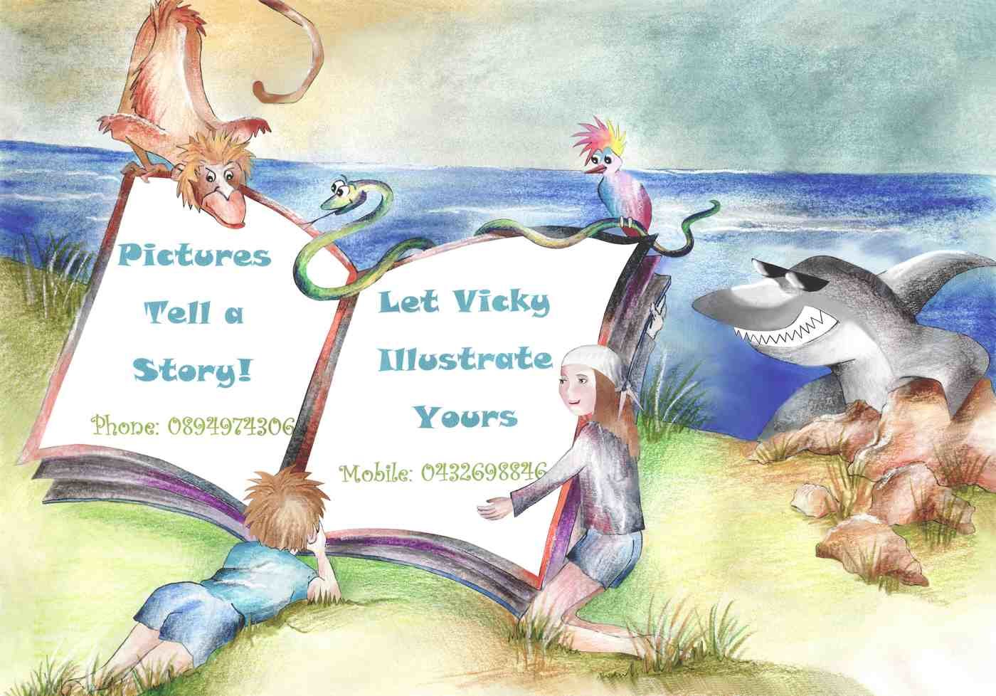 Book Illustrations by Vicky Alchin at Coroflot.com