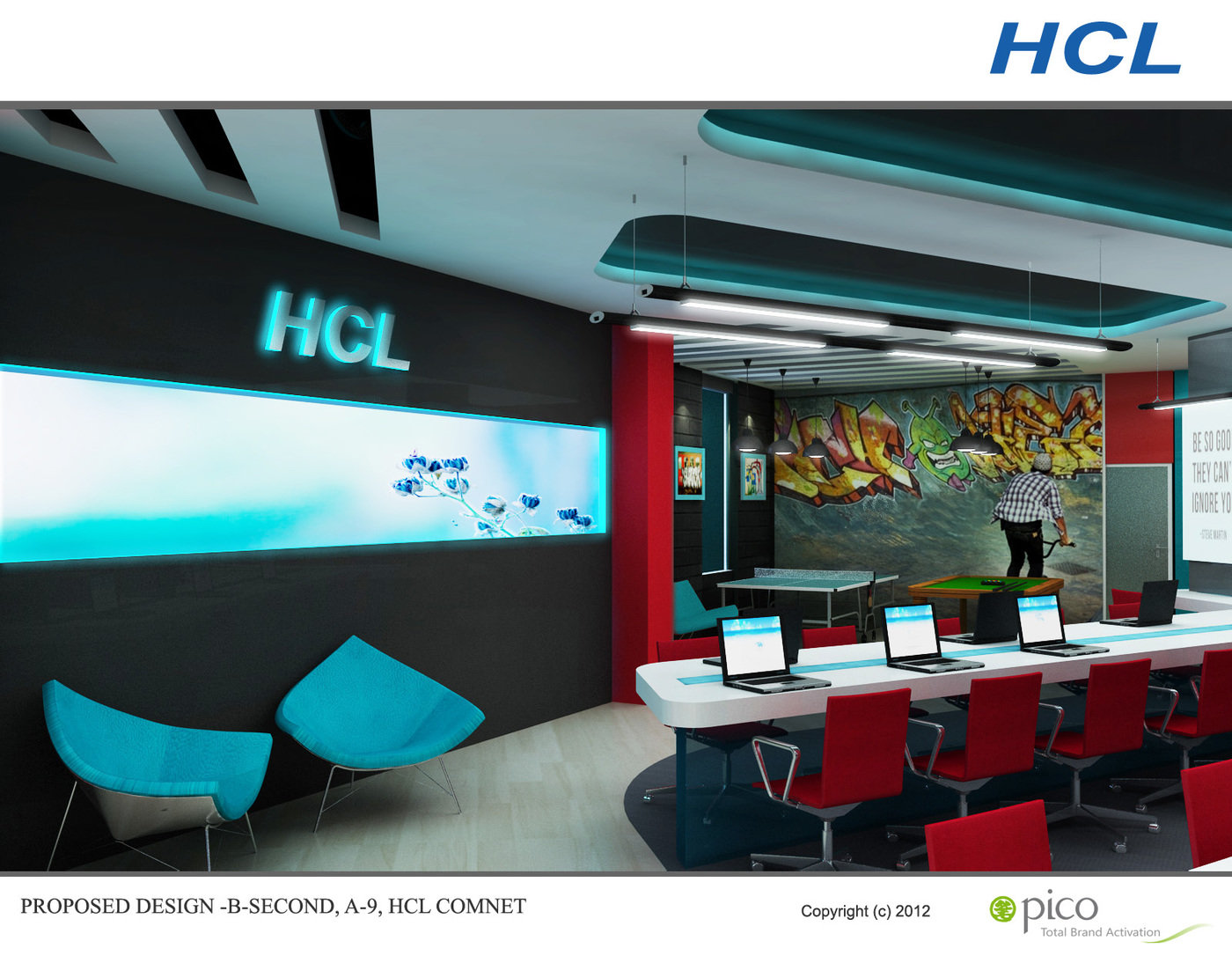 HCL Office Interior by Ila Saini at Coroflot.com