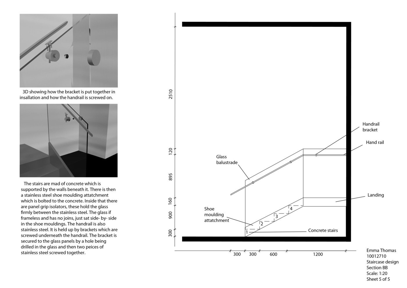 Staircase Design by Emma Jane Thomas at Coroflot.com