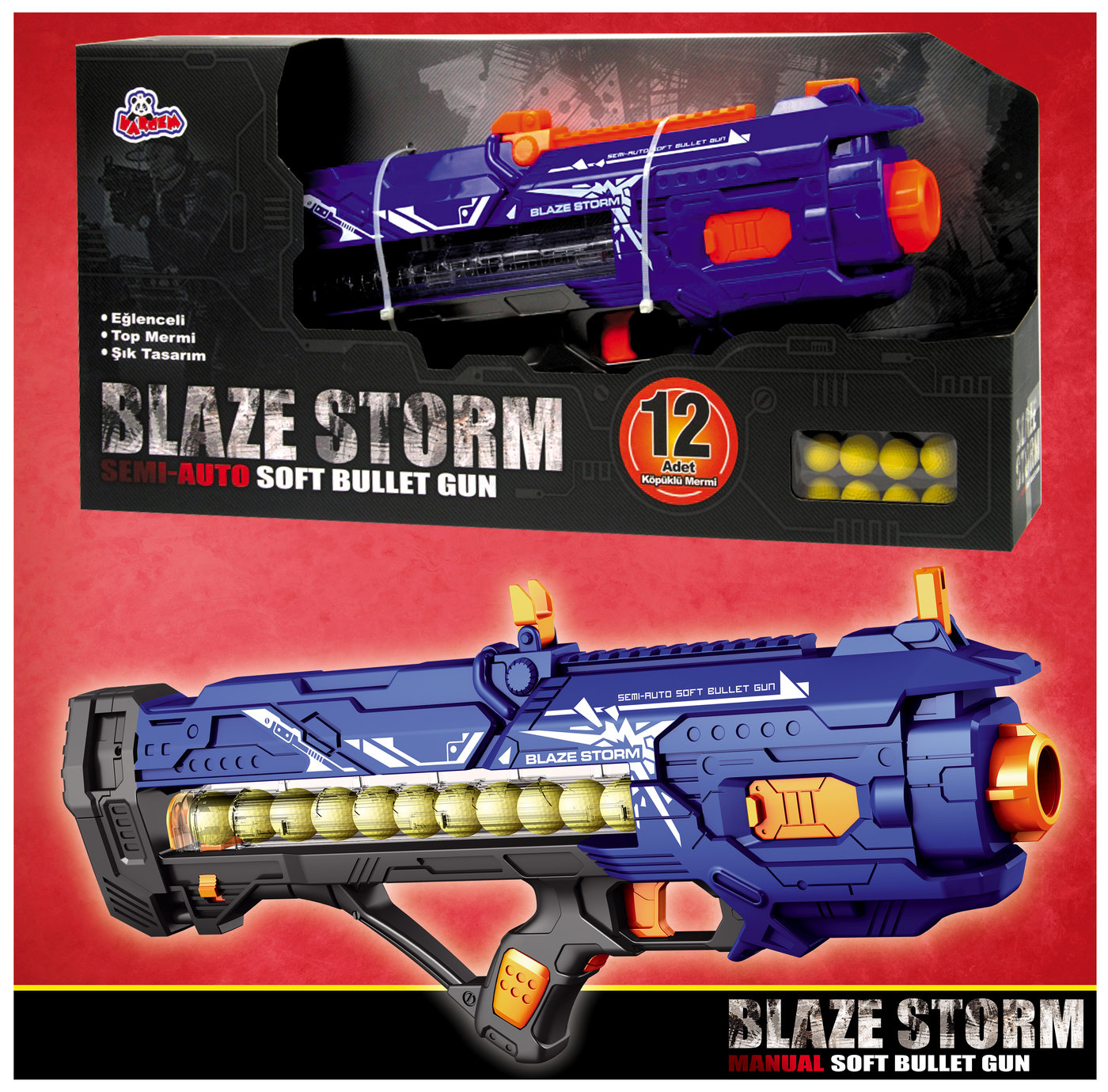 BLAZE STORM - MANUEL SOFT BULLET GUN 05 by ismail parlak at Coroflot.com