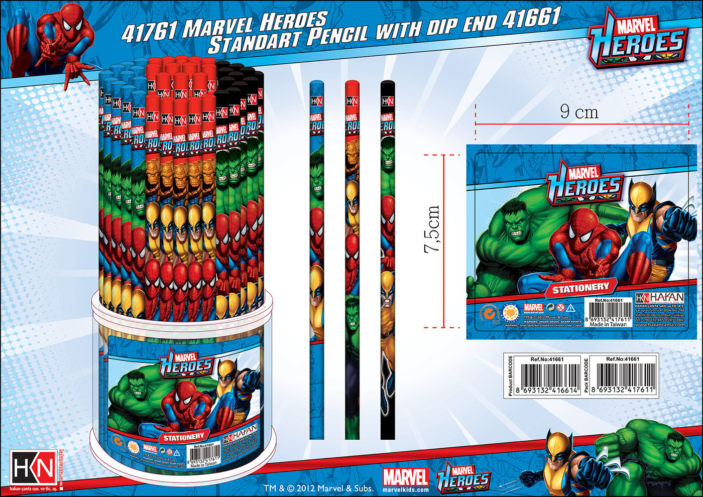 Marvel Heroes Stationery by ismail parlak at Coroflot.com