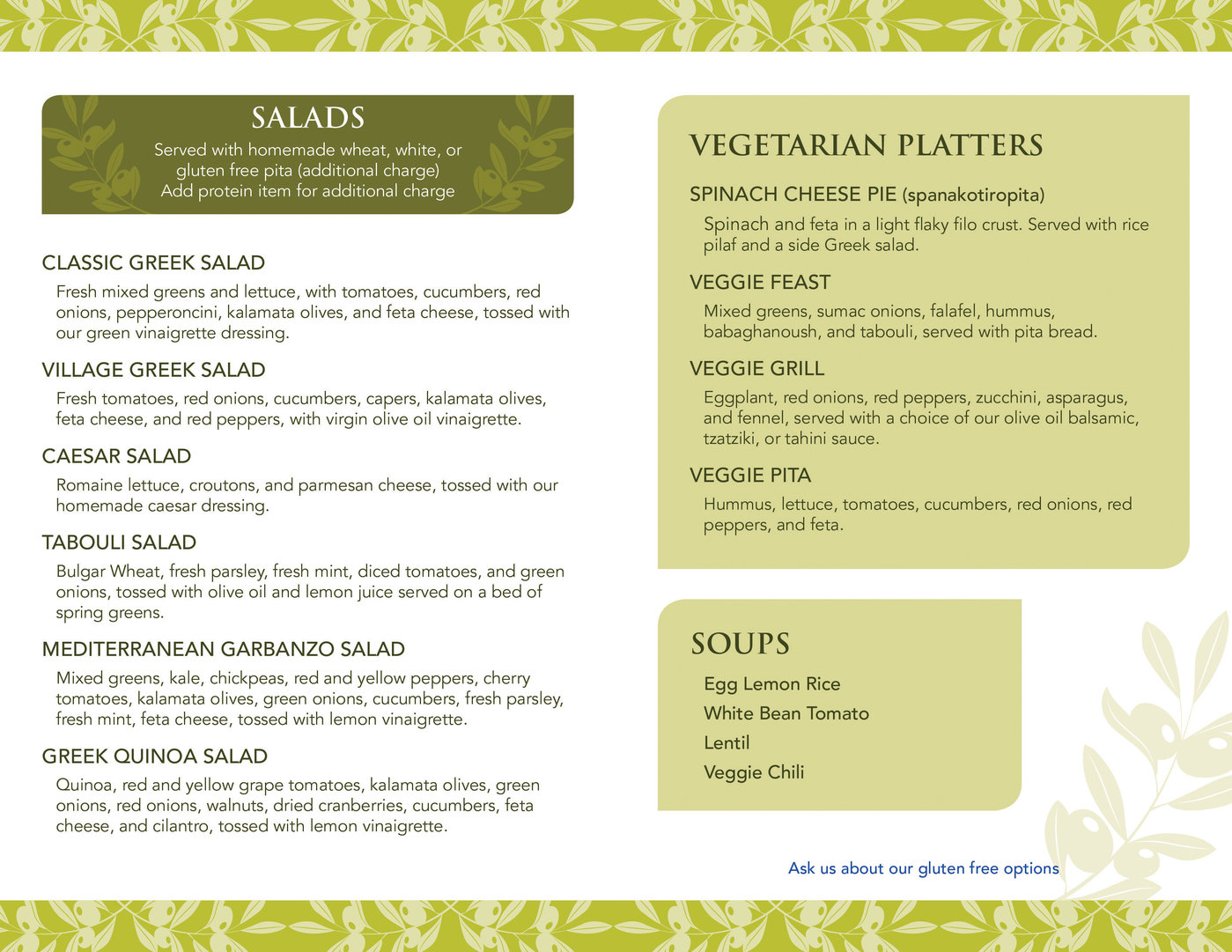 Freska Mediterranean Grill Menu by Meg Merry at Coroflot.com