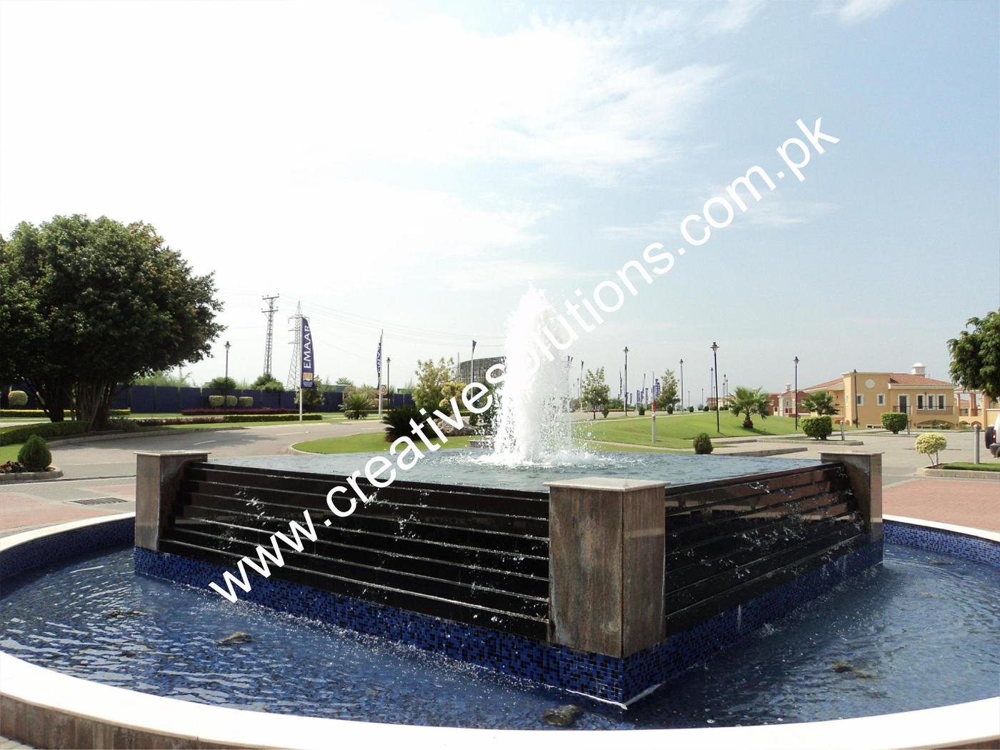 Commercial Water Feature by Creative Garden Solutions Pakistan at ...