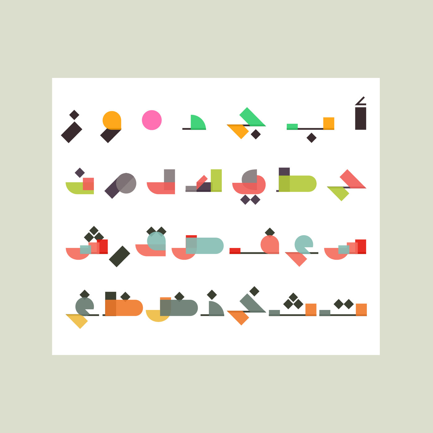 Tamazoj – Arabic Color Font خط ملون by Mostafa Abasiry at Coroflot.com